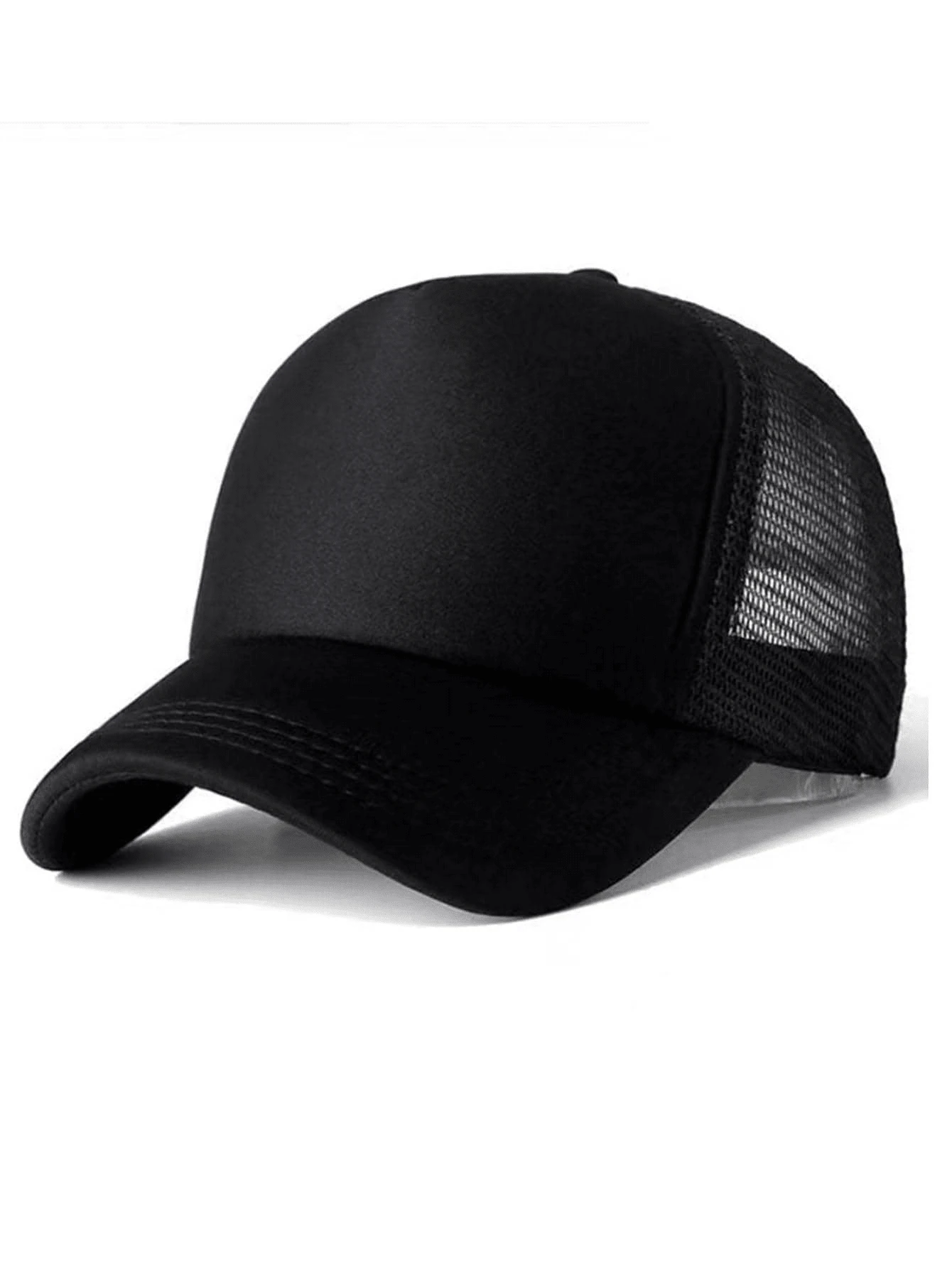 Men Solid Trucker Hat For Daily Use For Summer Gift For Friend Casual | SHEIN USA