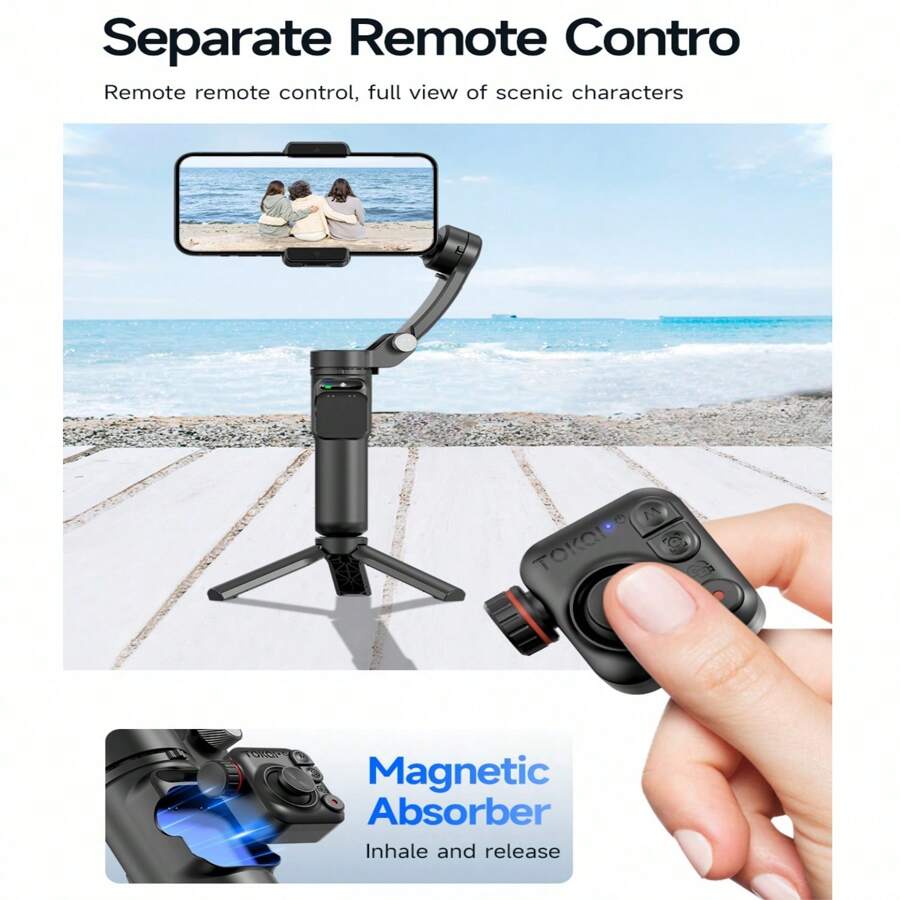 Handheld 3-Axis Stabilizer, Intelligent AI Anti-Shake Gimbal, Latest AI ...