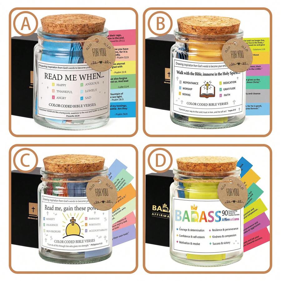 The Hope Jar Bible Verses,Read Me When Bible Verses Jar For Emotions ...