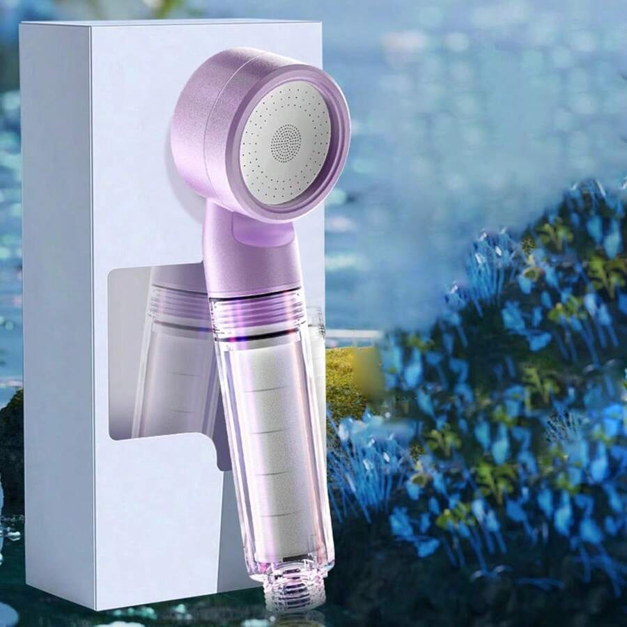 3-Mode Portable Water-Saving Pressurized Filtered Mini Shower Head, ACF ...