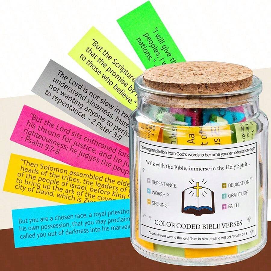 Bible Verses In A Jar, Bible Gifts For Women, Bible Verse Jar ...