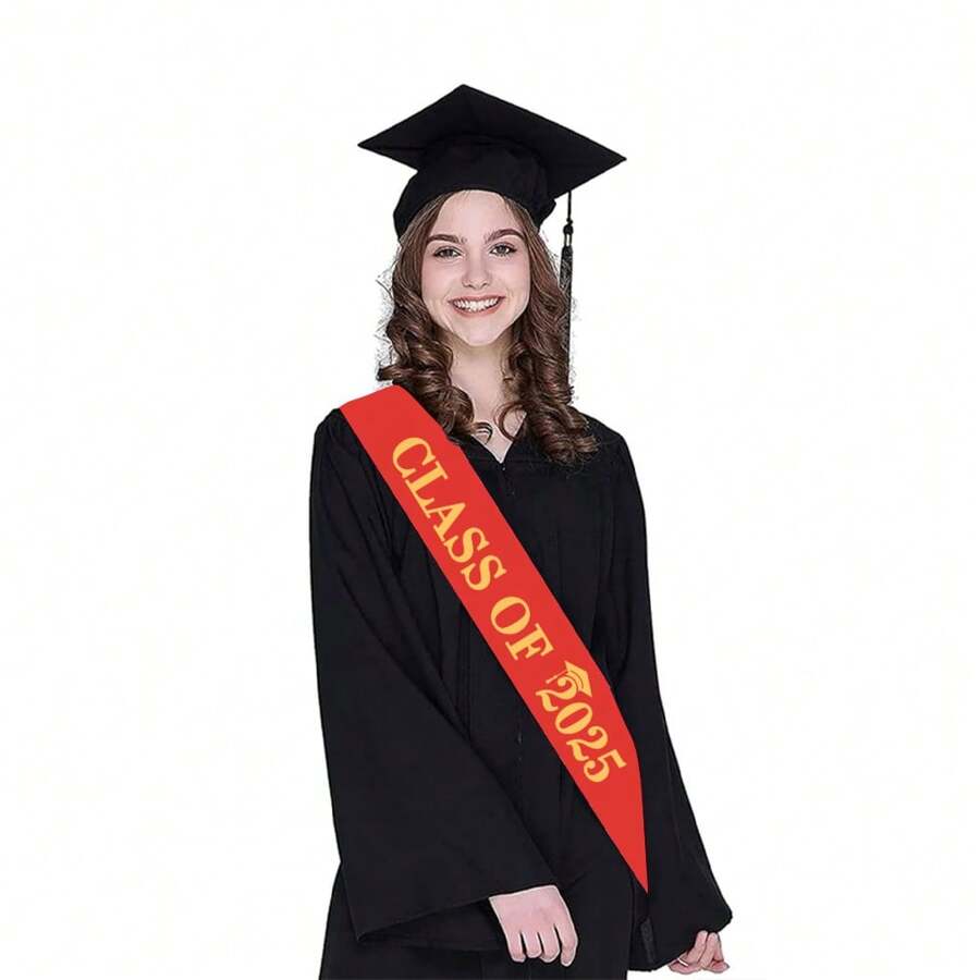 Class Of 2025 Sash, Senior Sash 2025 Graduation Sash Finally Graduated ...