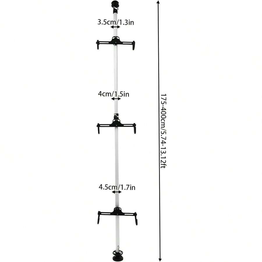 GDRASUYA10 LOYALHEARTDY-BTG Bike Storage Rack 3 Bicycles Vertical Bike Stand Adjustable No ...