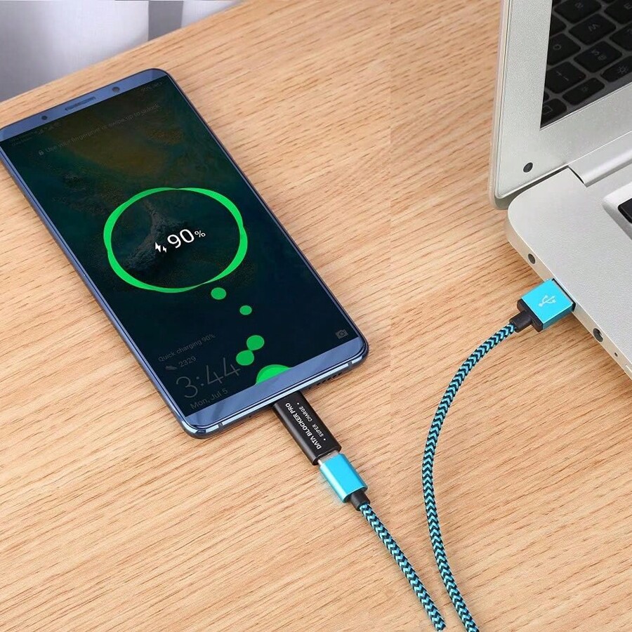 Kcnkon Usb Data Blocker [2 Packs]protect Against Juice Jacking Usb Charge Only Adapter Safe