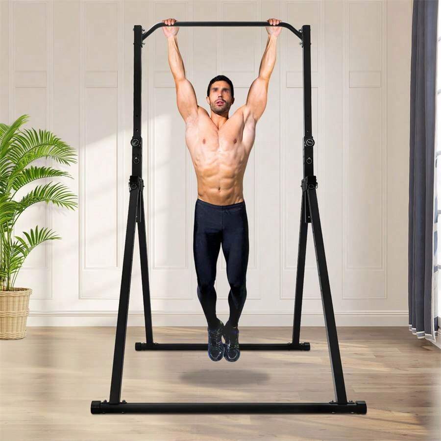 Retractable Horizontal Bar Triangle Pull Bar Station Home Gym Strength ...