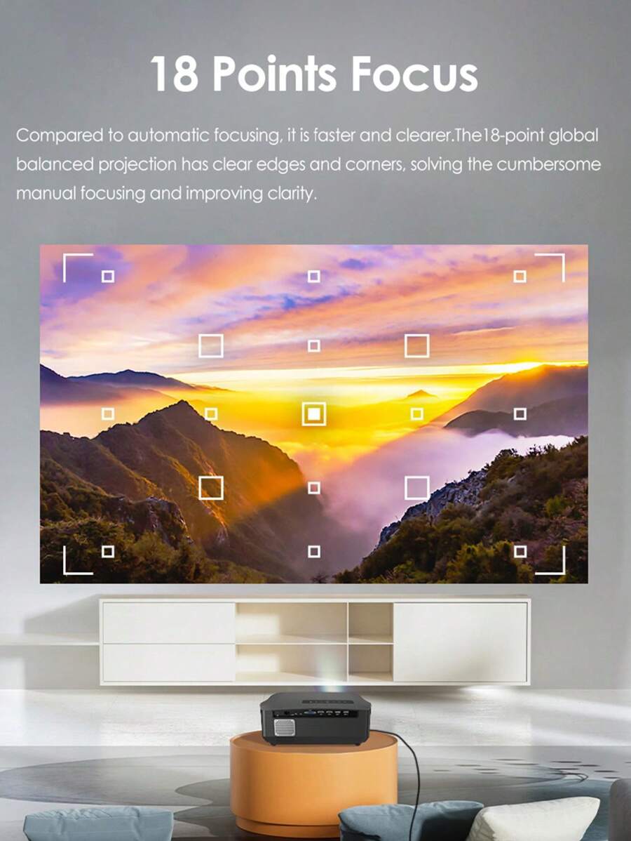 CAIWEI 4k 15000 Lumens Full HD Projector With Laser Experience Home ...