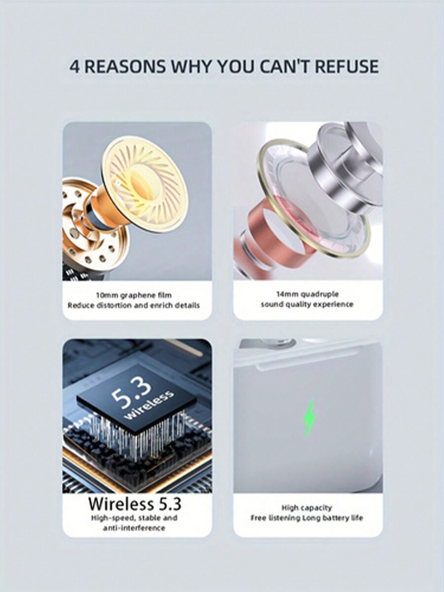 NEW SENYANG หูฟังแบบไร้สายในหูรุ่นใหม่ของ Senyang หูฟัง TWS มินิเพลง ...