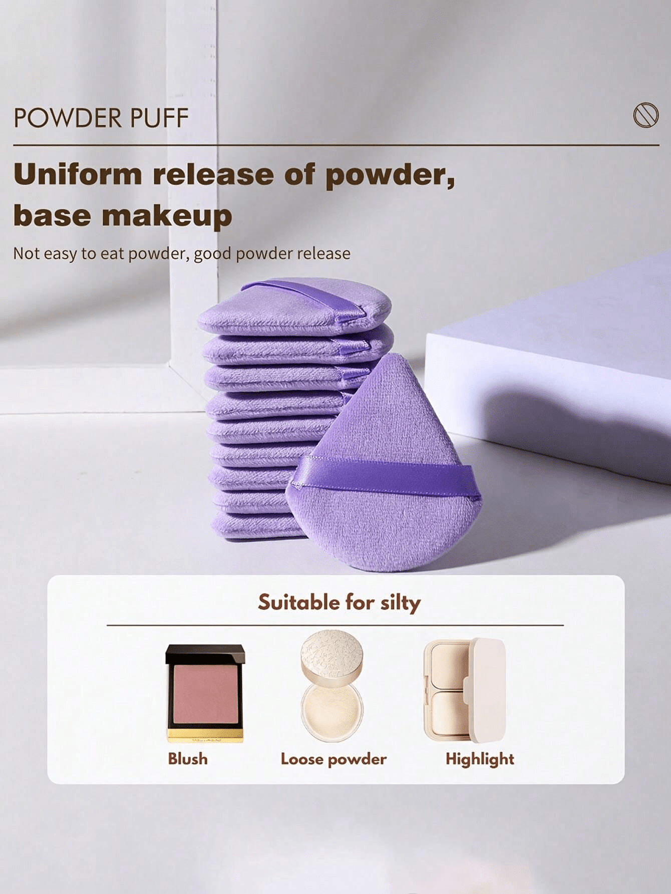 5/10/20/30/40/50pcs Makeup Sponges, Makeup Powder Puffs, Makeup Sponges ...