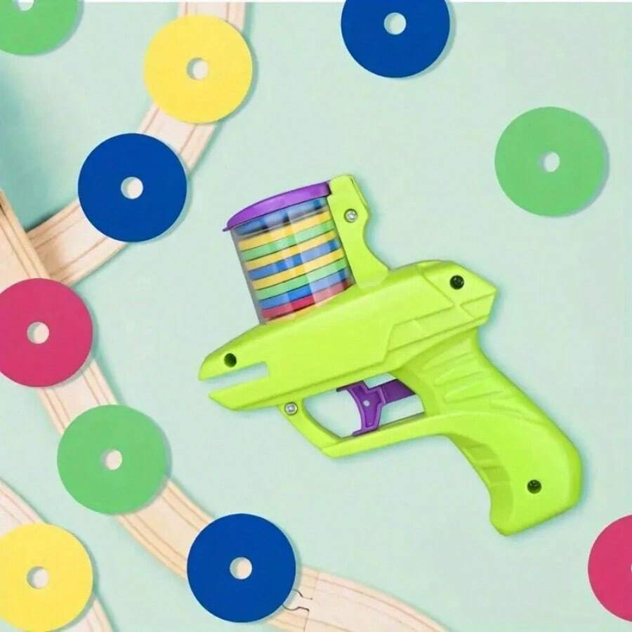 Set Of Interactive Cat Toy Launchers With Foam Discs - Manual Launchers ...