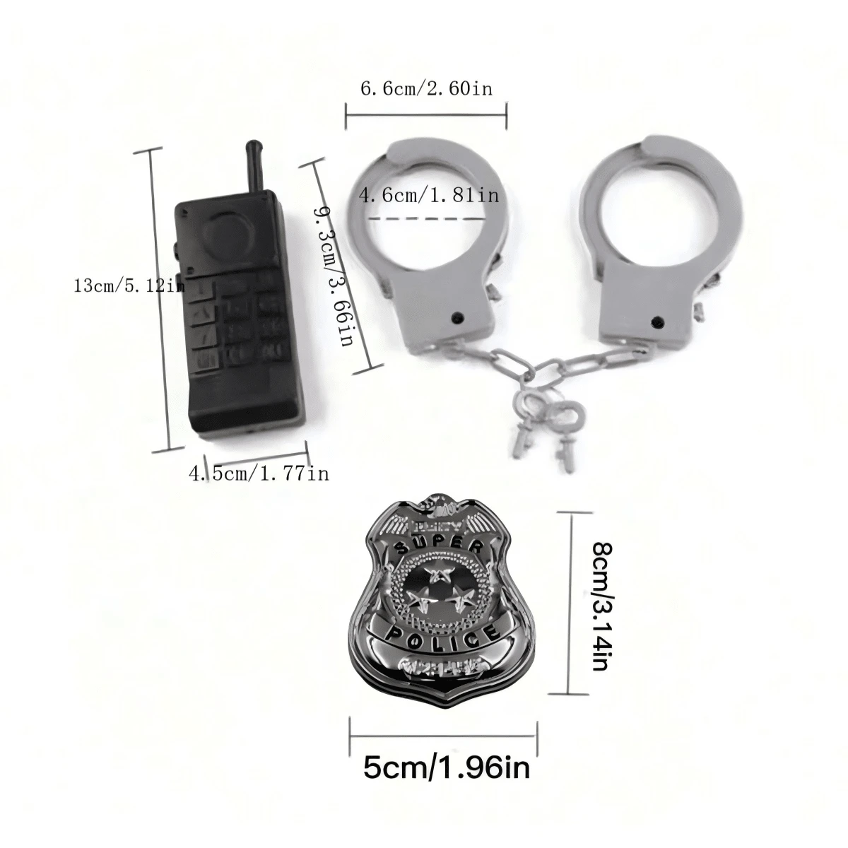 Police Officer Costume Set, Cosplay Police Uniform, Simulation Police ...