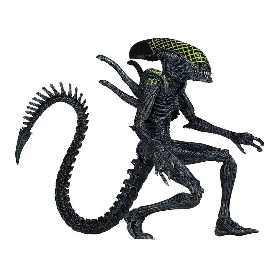 Alien Action Figures 7-Inch Xenomorph Aliens Vs Predator Warrior Grid ...