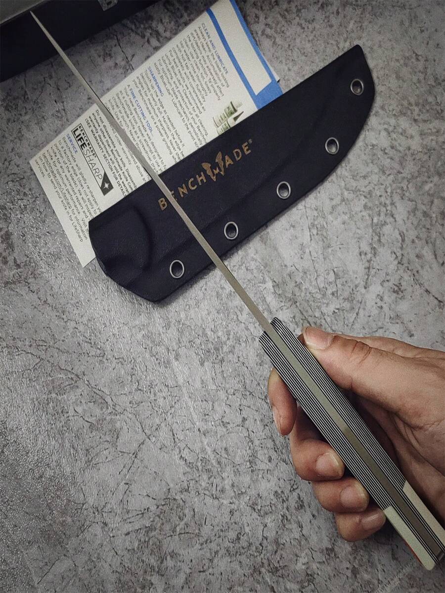 BM Knives 15500-1K Bench S45VN Blade Steel Made Hunt Meatcrafter Fixed ...