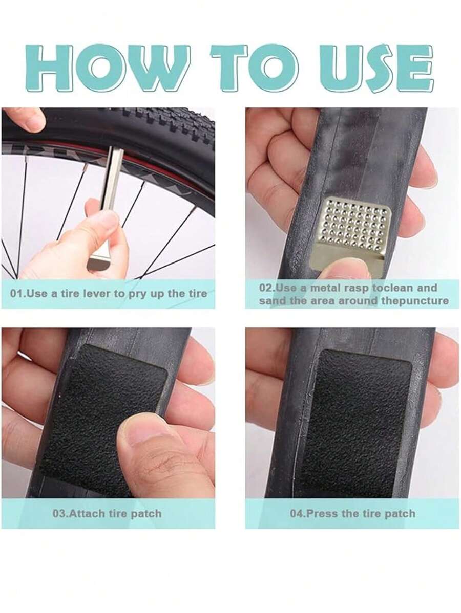 Kit de reparo rápido de pneus sem câmara de bicicleta de montanha ...