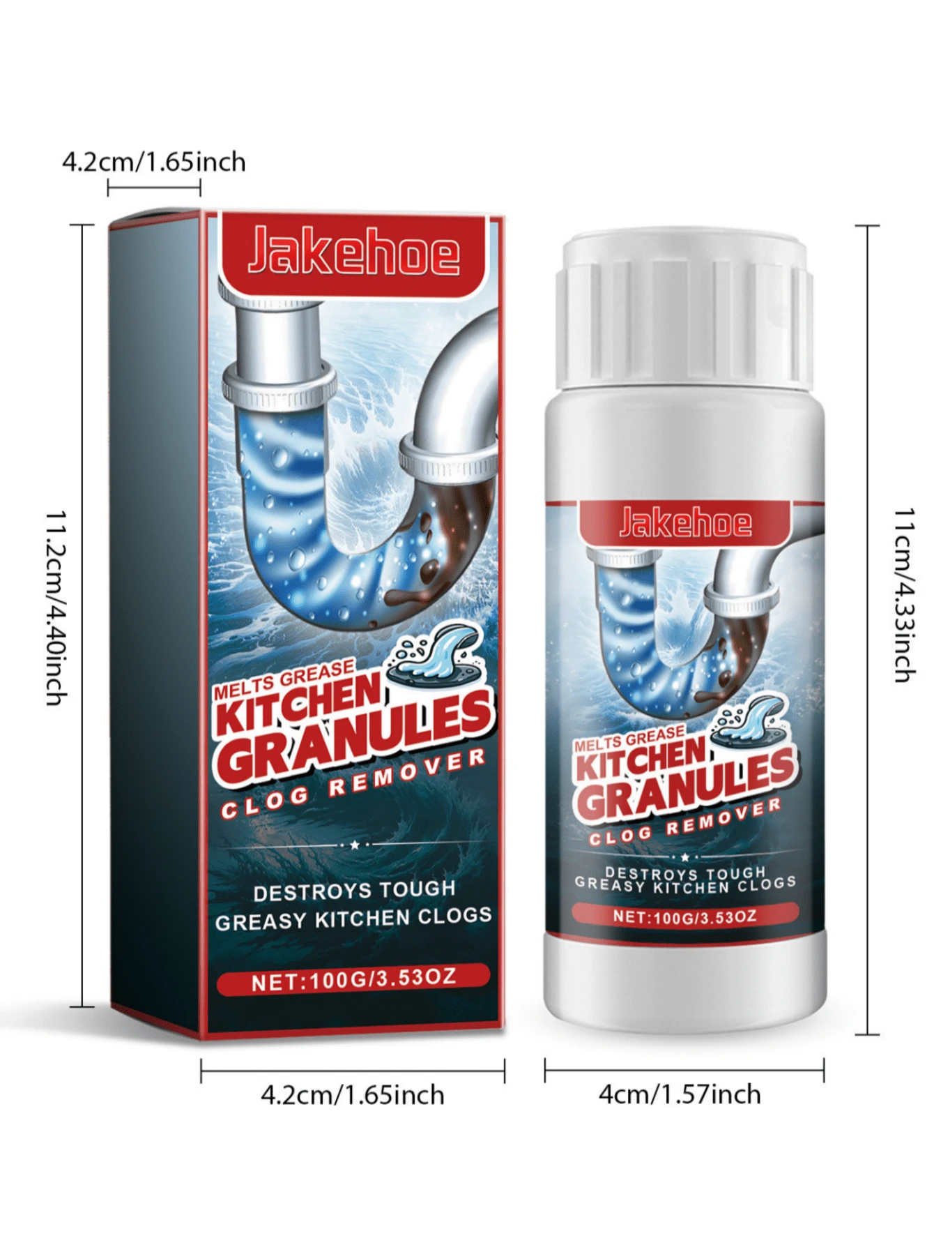 Gutter Clogging Removal Powder Dissolves Drains, Bathroom Toilet Drains ...