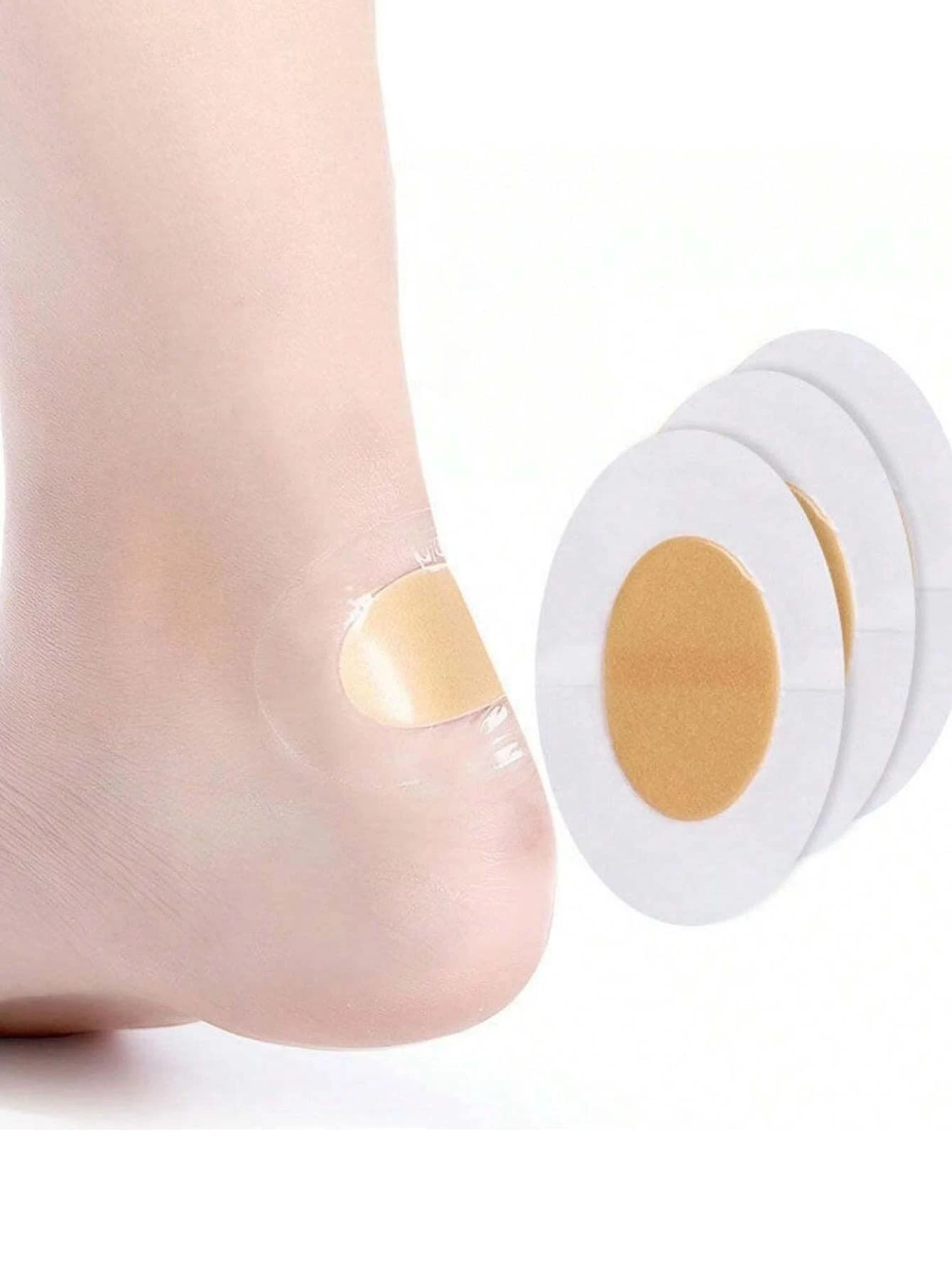 20 Packs Gel Heel Protection Foot Pads Sticky Blister Pad Water Colloid ...
