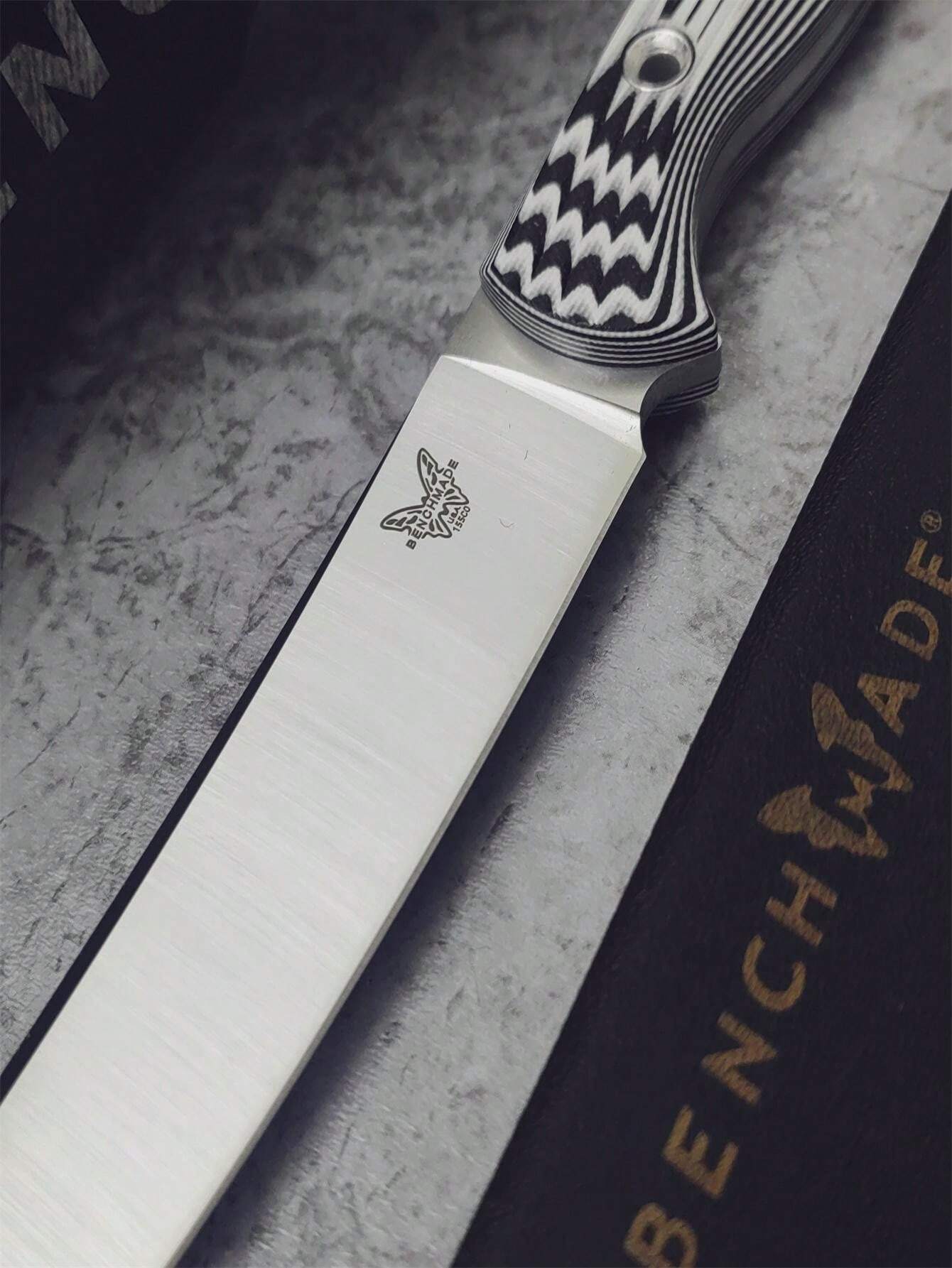 BM Knives 15500-1K Bench S45VN Blade Steel Made Hunt Meatcrafter Fixed ...