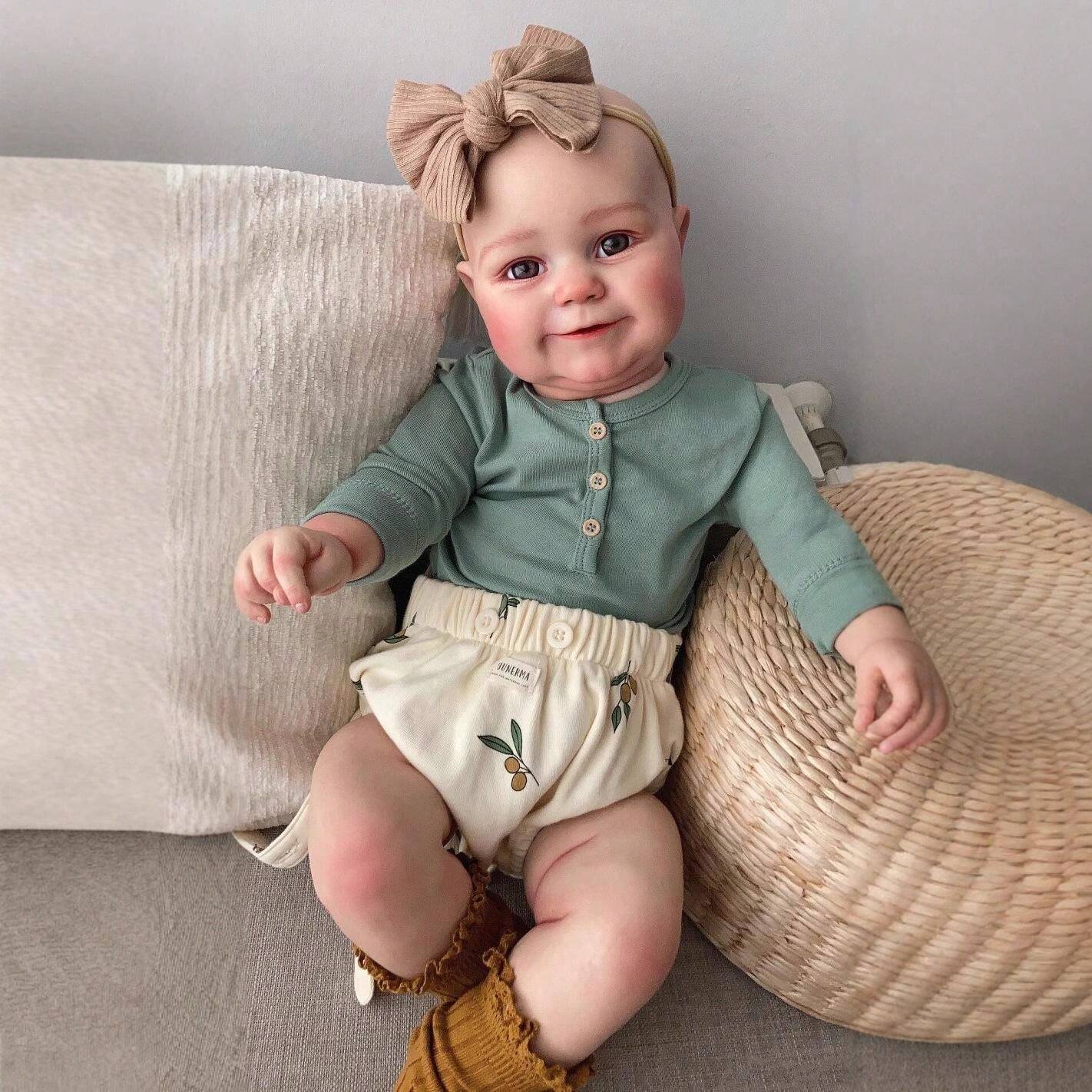 Poupée réinventée Maddie NPK de 50 cm, populaire et mignonne, avec des ...