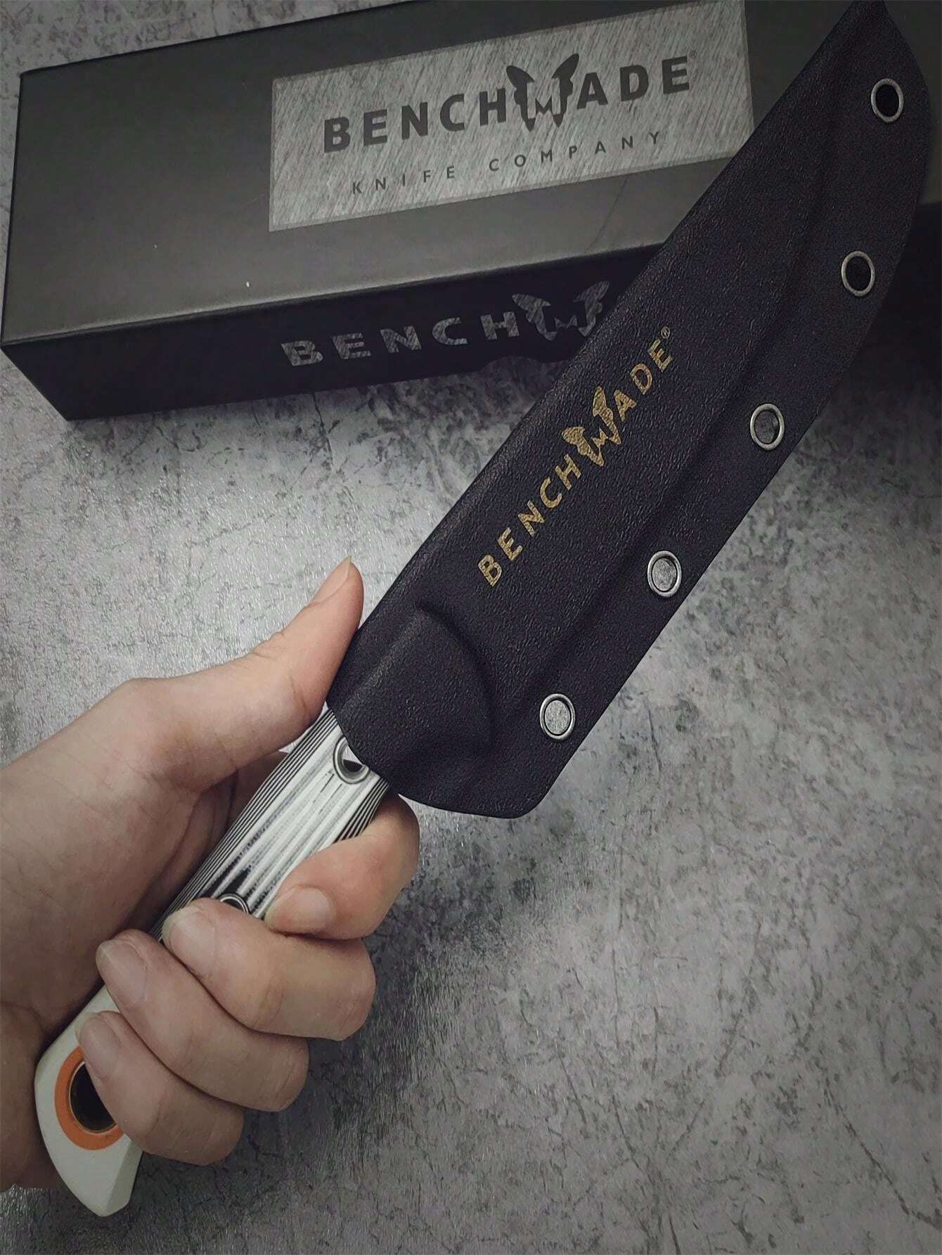 BM Knives 15500-1K Bench S45VN Blade Steel Made Hunt Meatcrafter Fixed ...