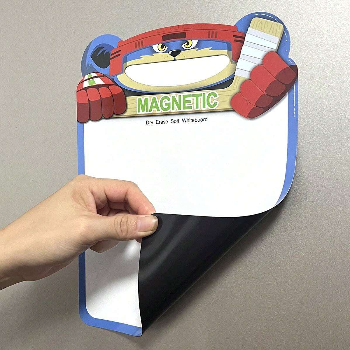 Cartoon Shaped Refrigerator Magnet, Large Memo Pad Soft Magnet ...