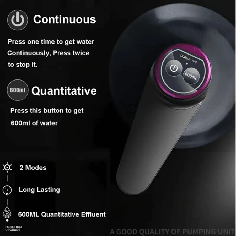 5 Gallon Water Dispenser: USB Rechargeable Kettle Pump-Portable ...