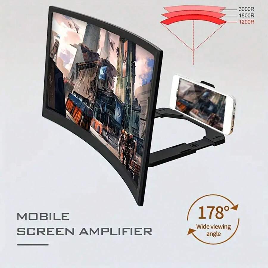 3D Mobile Screen Magnifier, High Definition Eye Protection, No Charging ...