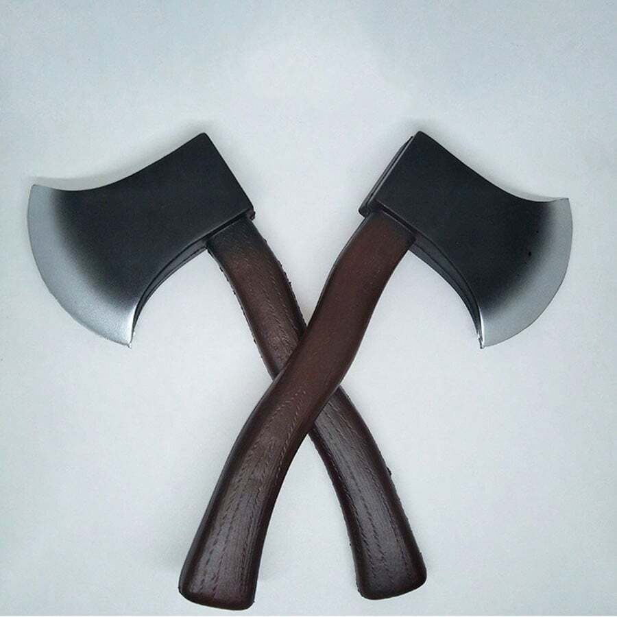 New Halloween Fake Ax PU Soft Rubber Firefighter Ax-Shaped Prop ...