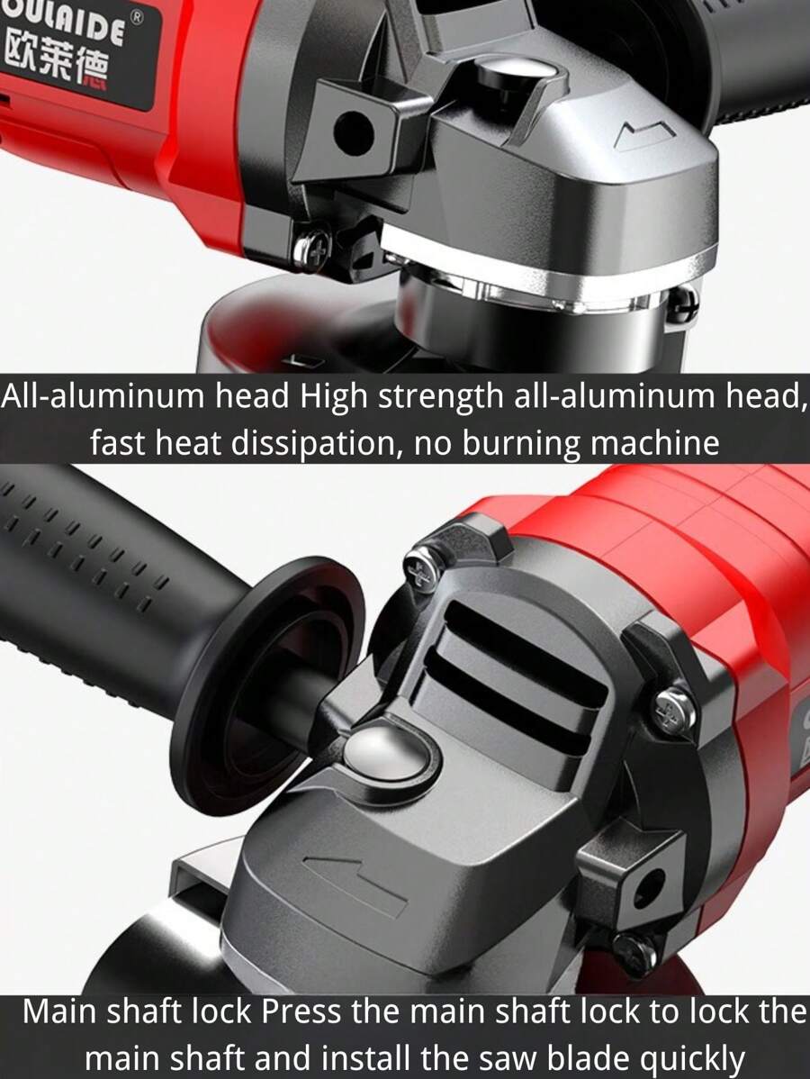 1 Piece Angle Grinder, Brushless Electric Grinding Tool,3 Gear ...