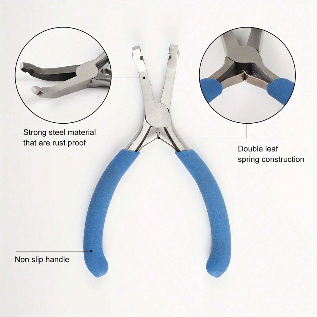 High Carbon Steel Crimping Lid Closure Pliers Wire Winders, Bore ...