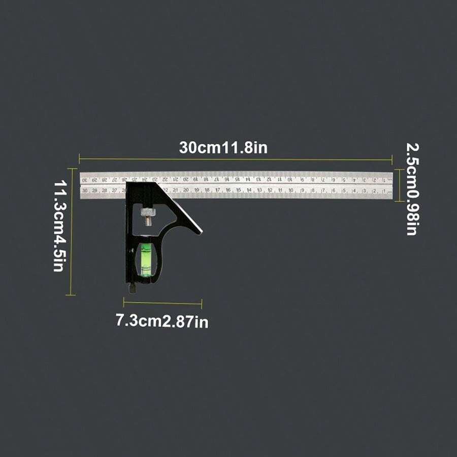 300mm Adjustable Stainless Steel Mobile Combination Protractor, Civil ...