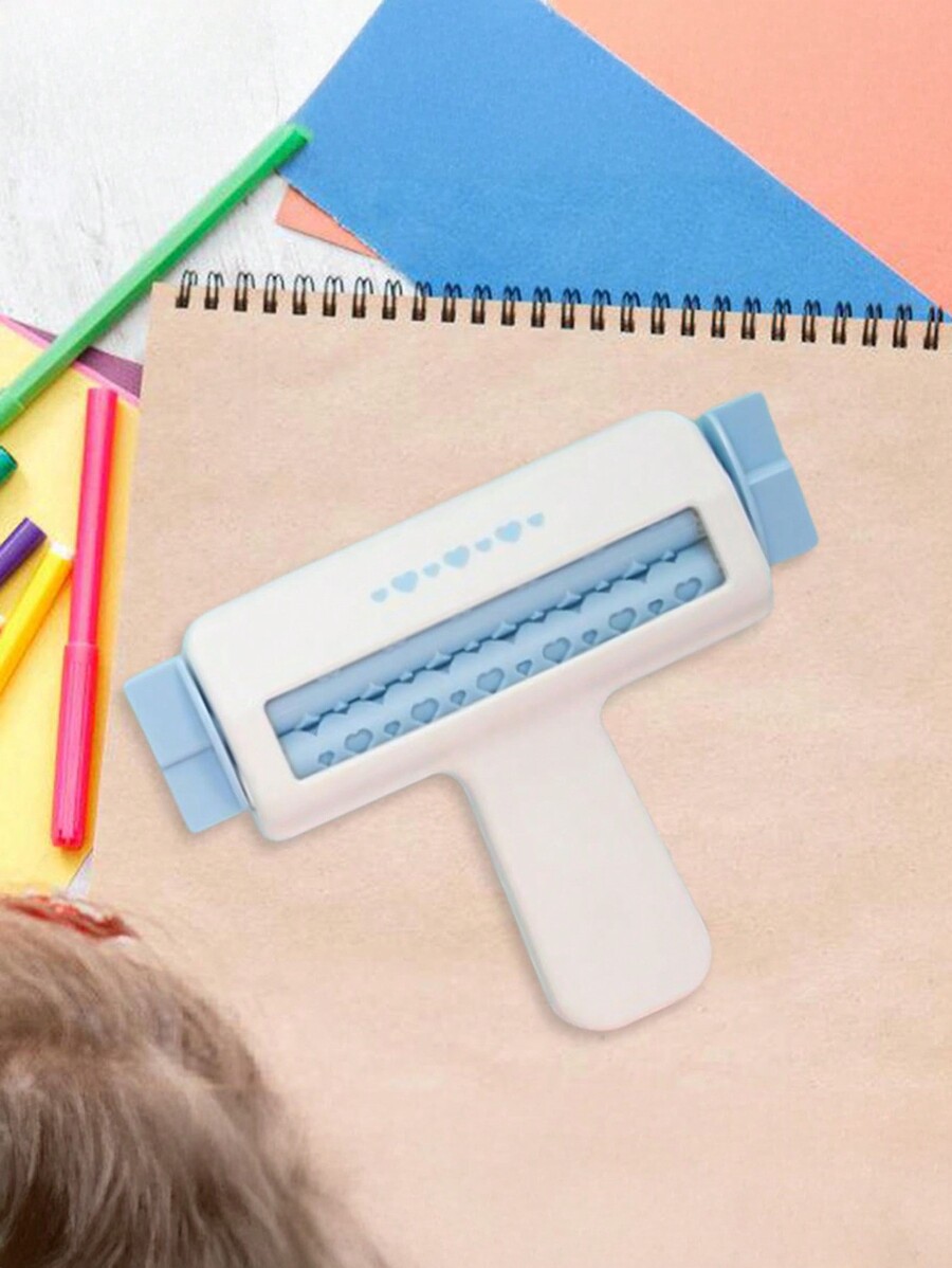 DIY Straight Line Heart Shaper Texture Roller - Craft Paper Embosser ...