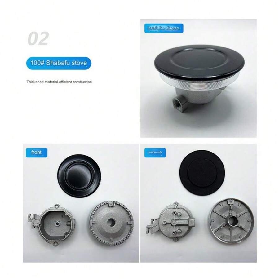 8 Pcs Gas Stove Burner Cap Set - Durable, High-Temperature Resistant ...