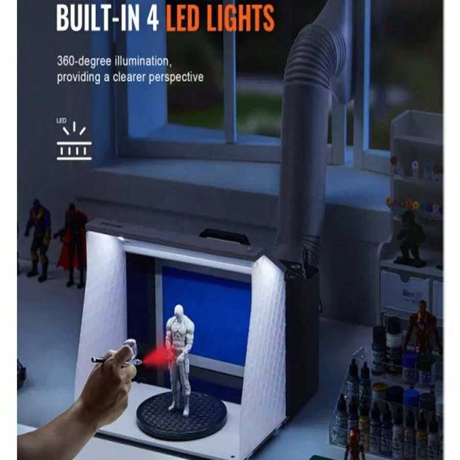 Spray Gun Spray Booth, Portable Amateur Spray Gun Spray Booth Kit ...