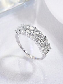 1Pc Moissanite Engagement Ring Wedding Band S925 Sterling Silver ...