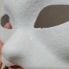 LIZHIWAEN Cat Mask With Fur And Eye Mesh, 14 PCS Fun Therian Masks Kit ...