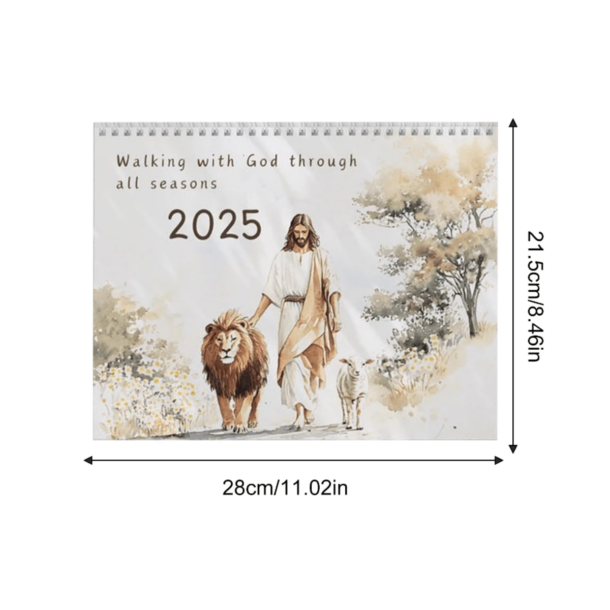 Calendario de escritorio con estilo talla grande reciente del 2025 con ...