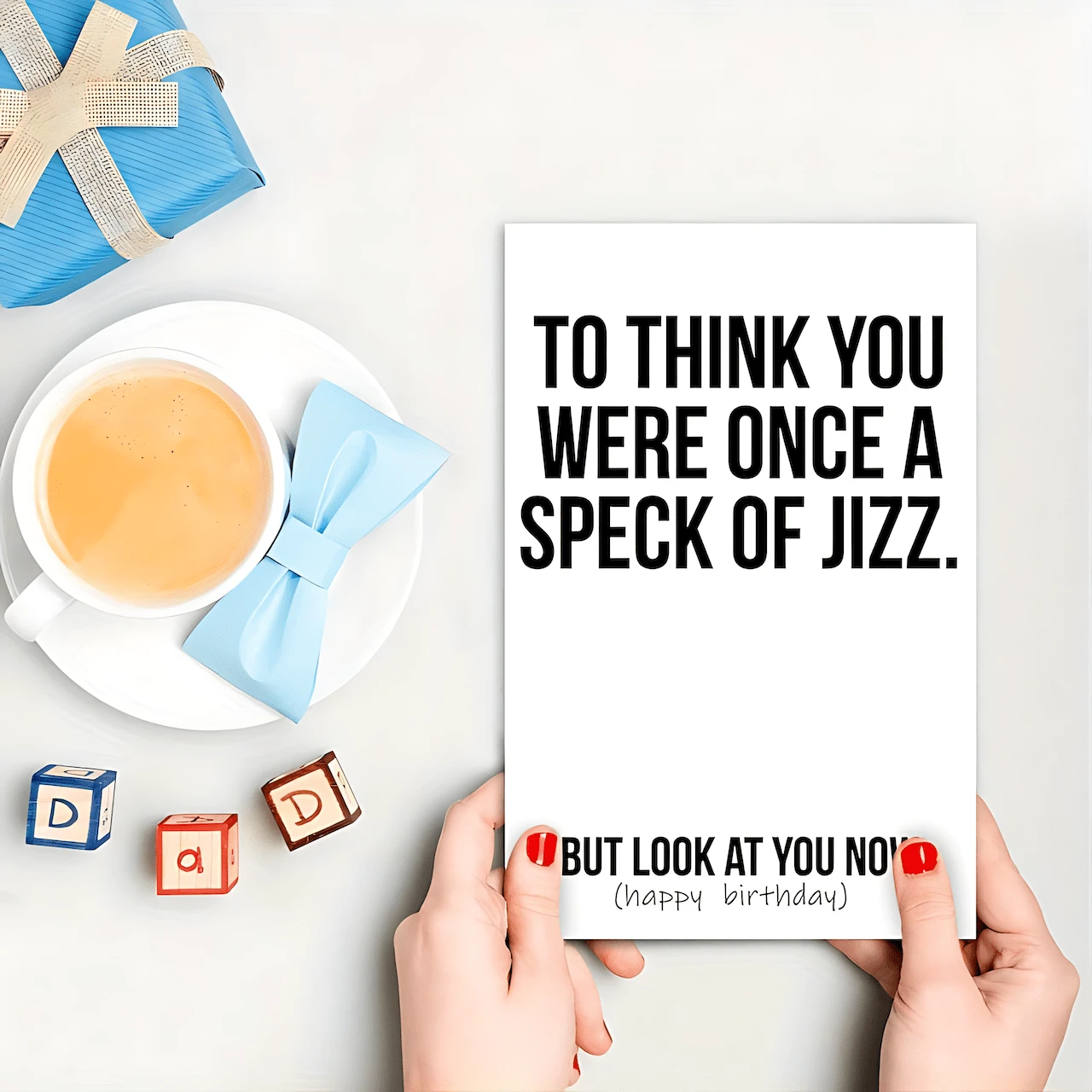 Humorous Birthday Cards For Adults, Funny Naughty Joke Themes, Paper ...