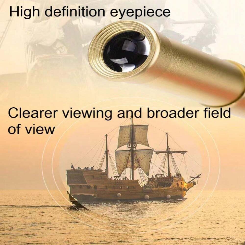 Retro Pirate Telescopic Monocular Telescope 30x40 High-Definition High ...