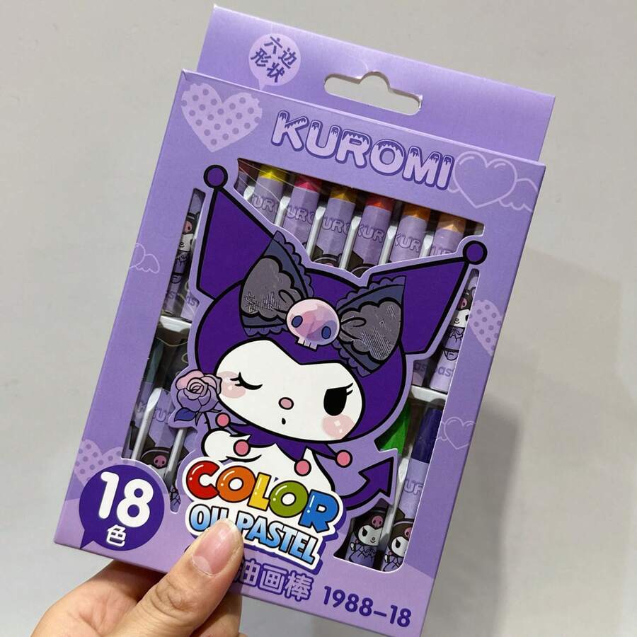 Sanrio New Sanrio Oil Painting Stick Crayon Cute Cartoon Children's ...