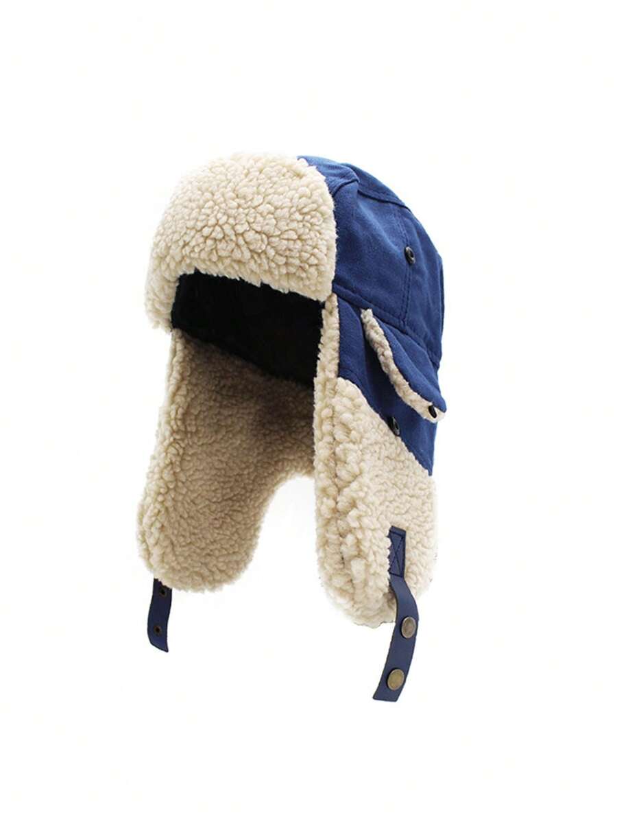 New High-Quality Warm Ushanka Fur Winter Hat, Korean Fashion Ladies ...