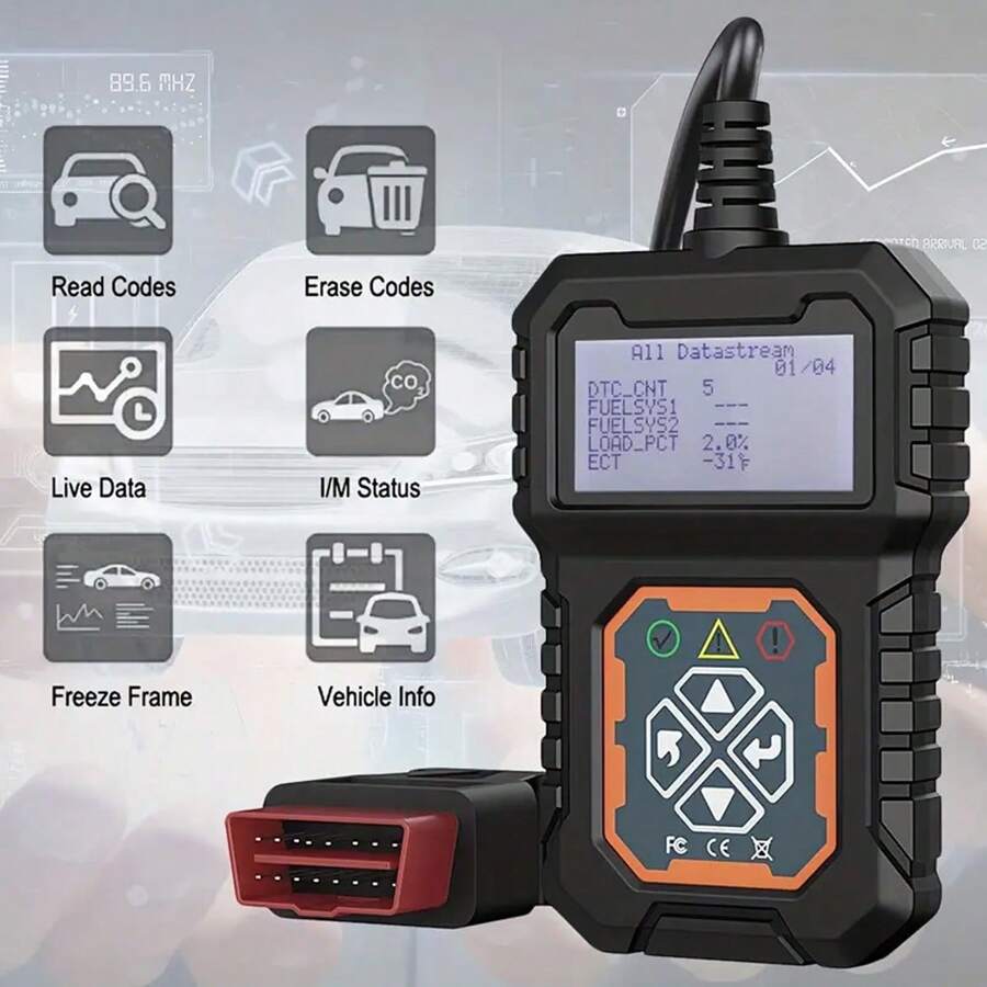 OBD2 Car Diagnostic Tool: Instantly Diagnose Check Engine Light With ...
