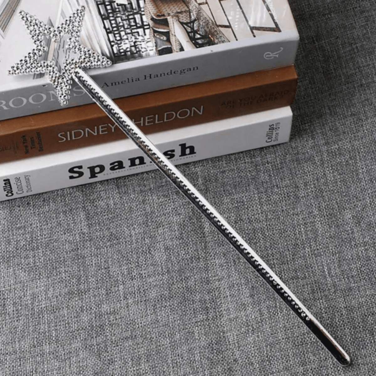 2pcs-6pcs Silver Pentagram Plastic Magic Wands, Girls Princess Angel ...