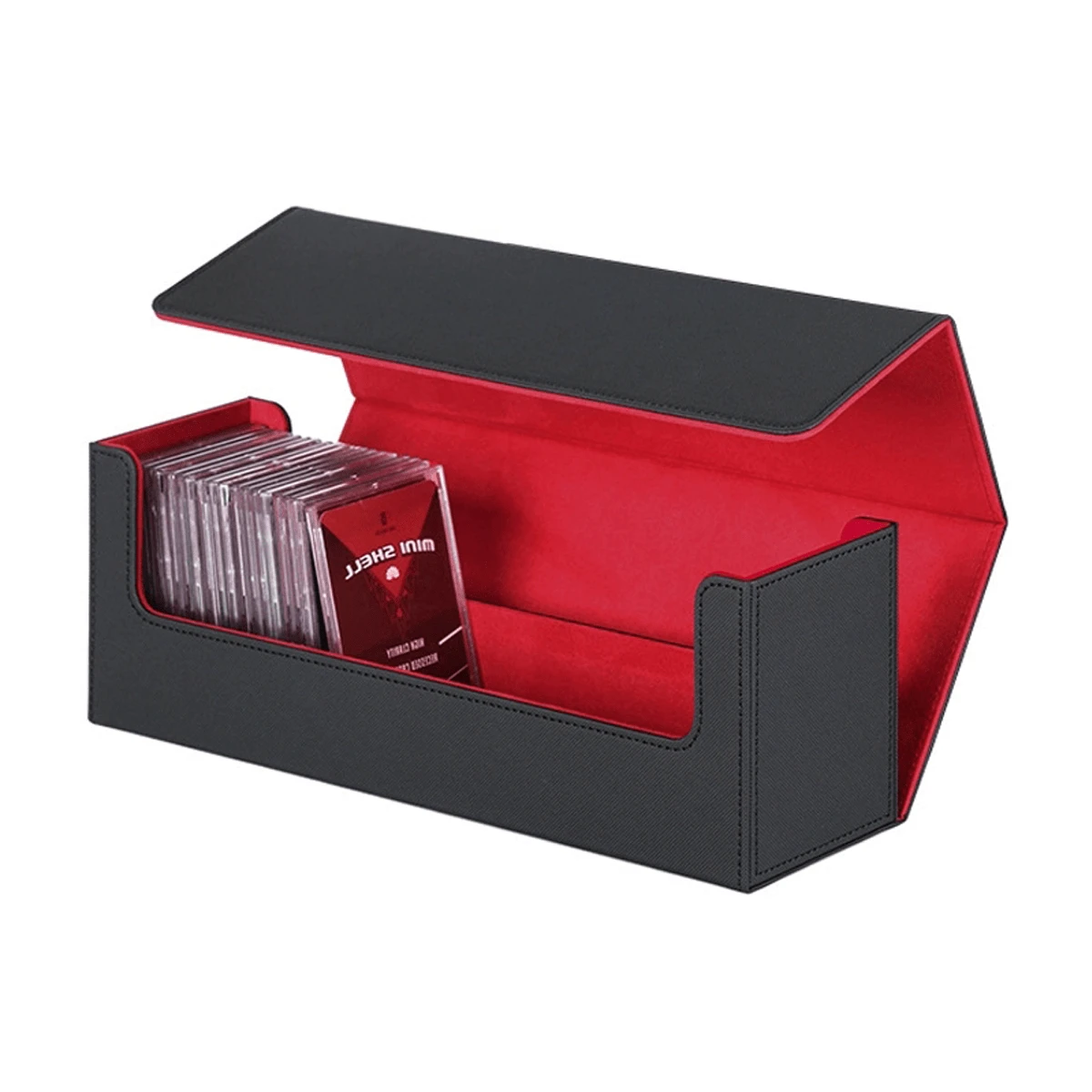 Homthy 600 Card Sleeves For Trading Cards, Leather Magnetic Closure ...