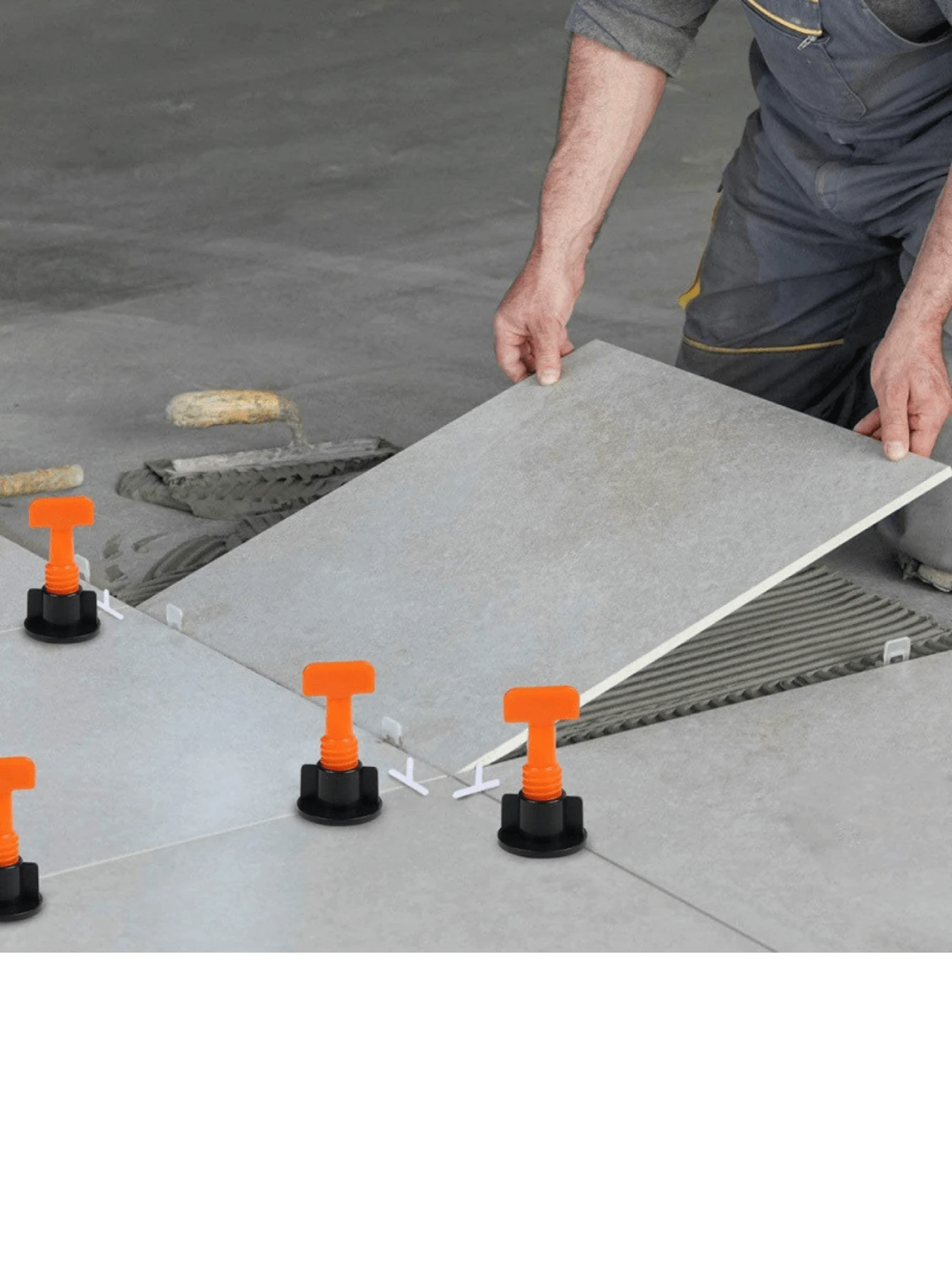 Value Pack Reusable Tile Levelling System Replaceable Wall And Floor Tile Pins Laying