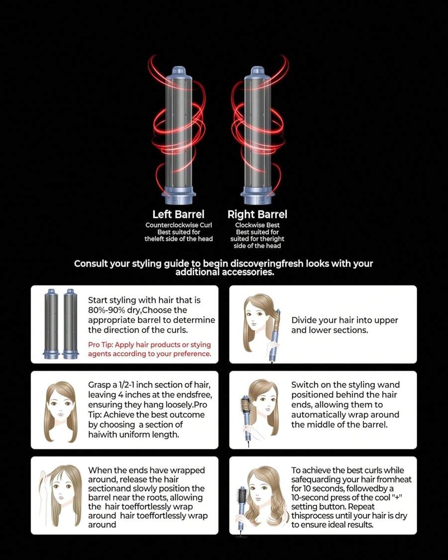 UKLISS 5-In-1 Hair Dryer Brush And Volumizer, Detachable Negative Ion ... UKLISS 5-In-1 Hair Dryer Brush And Volumizer, Detachable Negative Ion ...