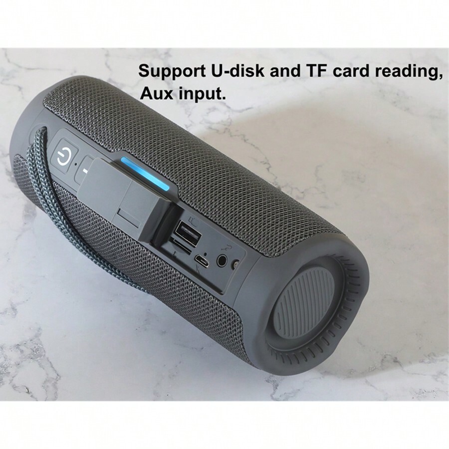 Bluetooth Speaker, Portable 10W Powerful Sound Box, Wireless Subwoofer ...