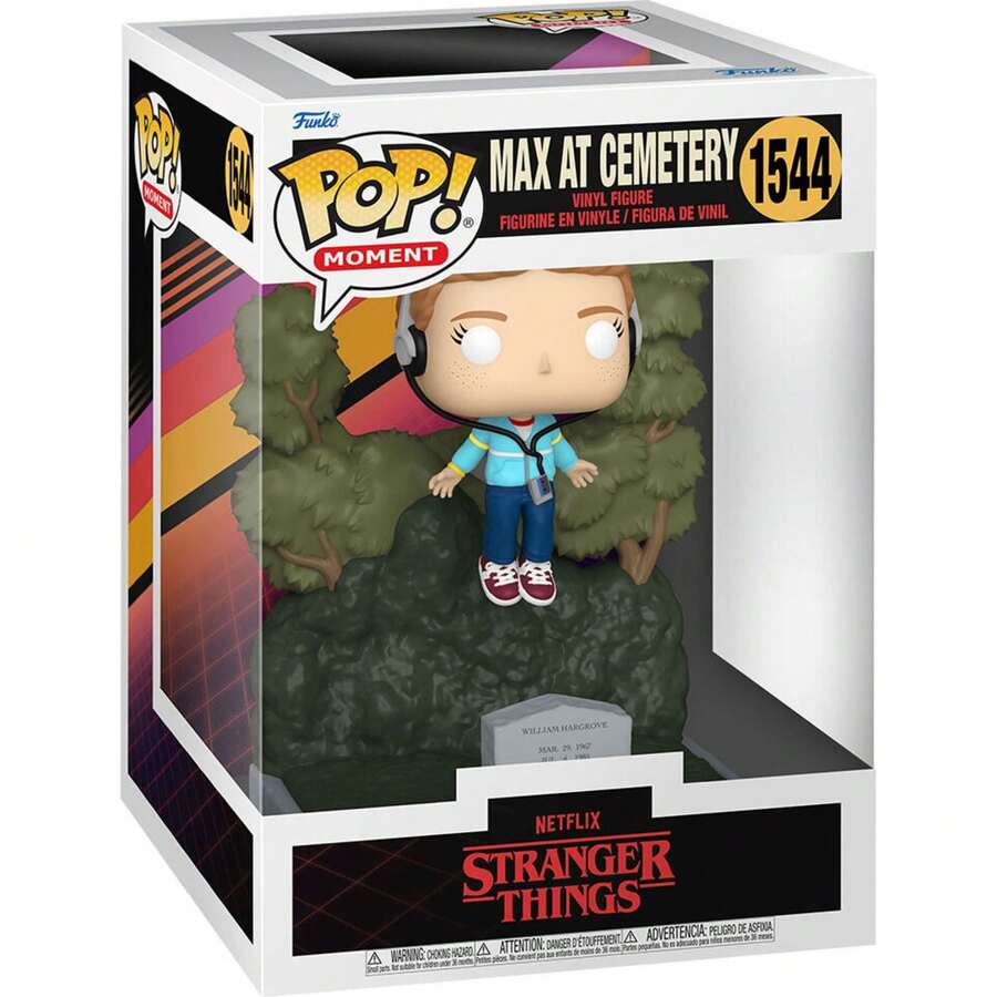 Funko | Figurine Pop Moments Stranger Things Max au cimetière - Funko Pop à collectionner en ...