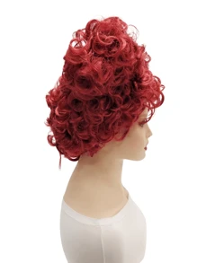 Wholesale New Cosplay Red Queen/Red Heart Queen Wig Set, Curly Anime ...