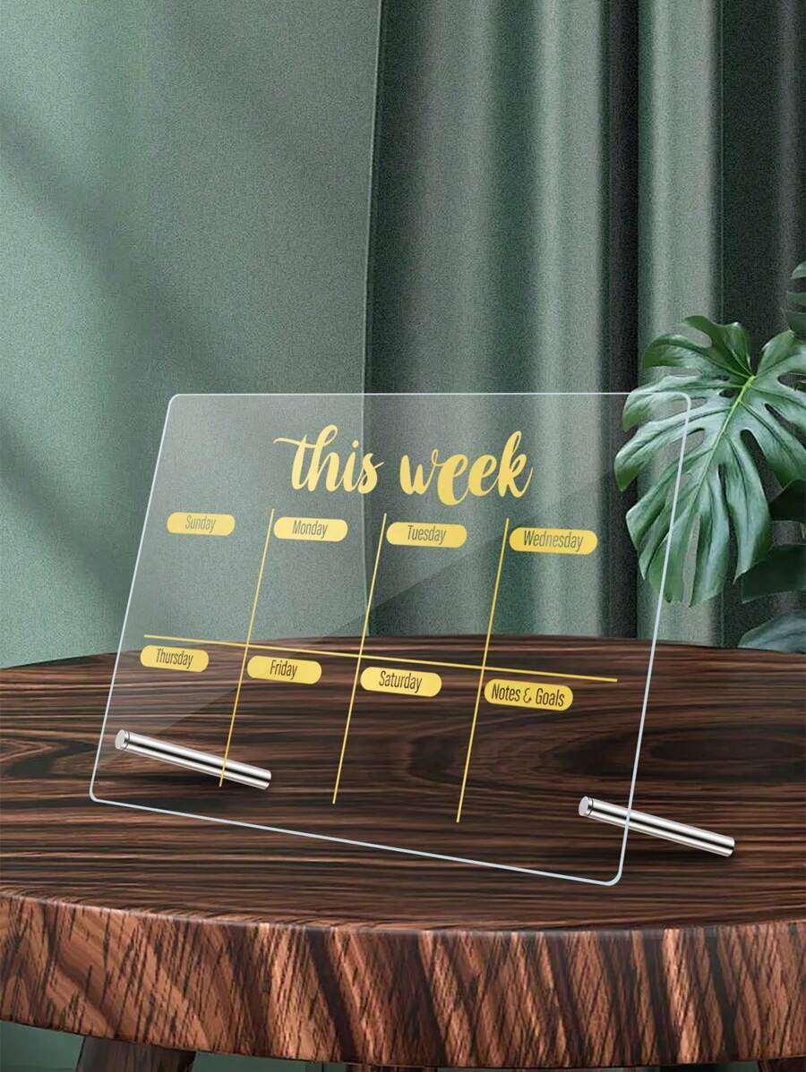 New 3D Acrylic Desktop Memo Board, Message Board Set, Office Memo ...