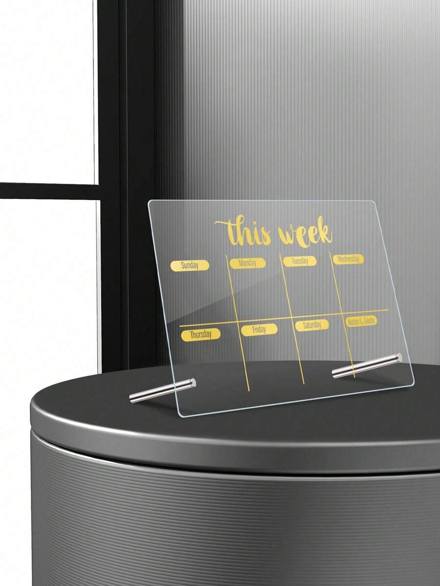 New 3D Acrylic Desktop Memo Board, Message Board Set, Office Memo ...