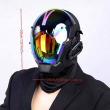 Punk Mask Cosplay For Men, Mechanical Sci-Fi Gear Cosplay Halloween ...